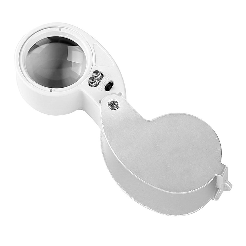 40x Handheld Magnifier Portable Tools 25mm Loupe Magnifier Watch Repair ...