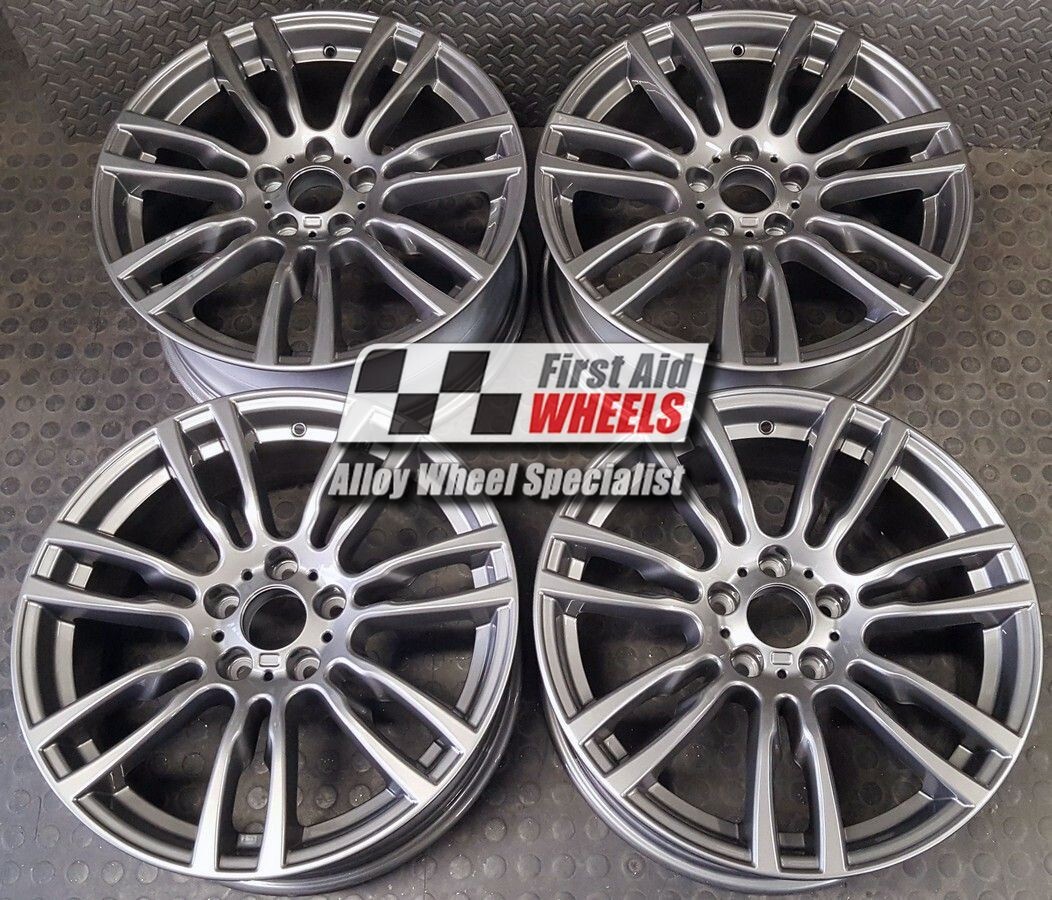 R354FG Swap BMW 3/4 SERIES 4x 19" GENUINE STYLE 403M FERRIC GREY ALLOY ...