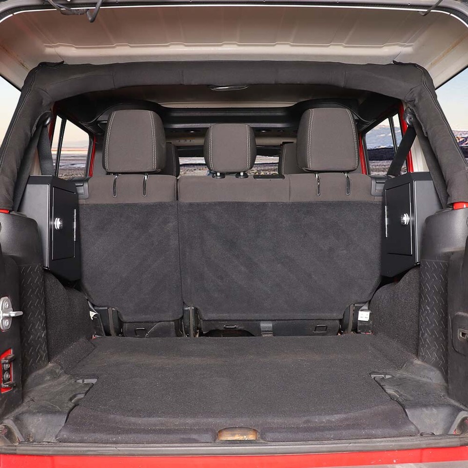 Left Rear Trunk Storage Lock Safe Secret Box for Jeep Wrangler JK 2007 ...