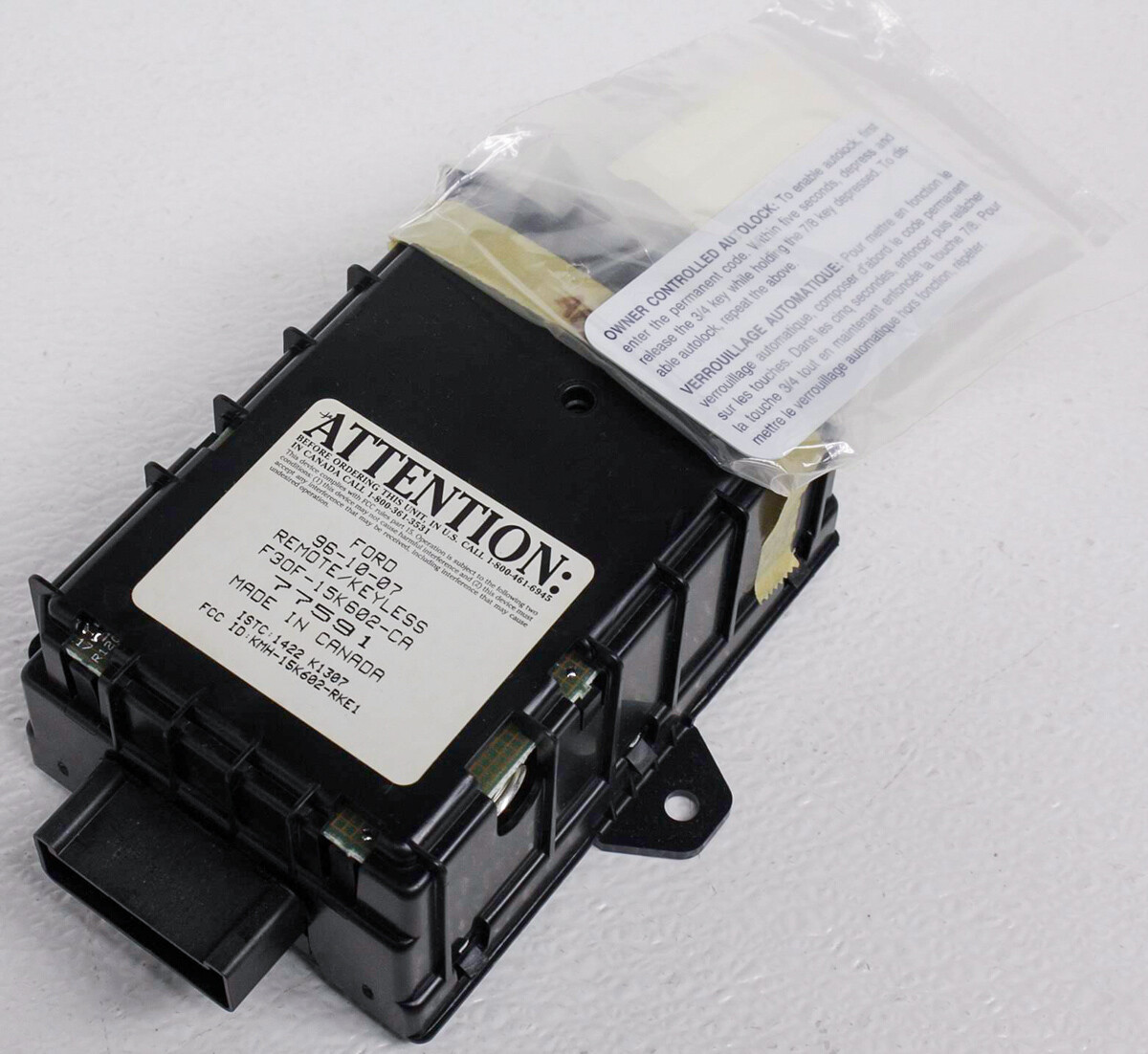 Old Stock OEM Ford Lincoln Mercury Mazda YS4Z-15K602-AA Keyless Entry ...