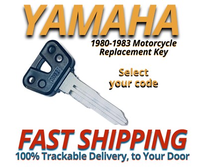Yamaha Motorcycle Keys 1980-1983 Replacement Key Cut to Code E14434 ...
