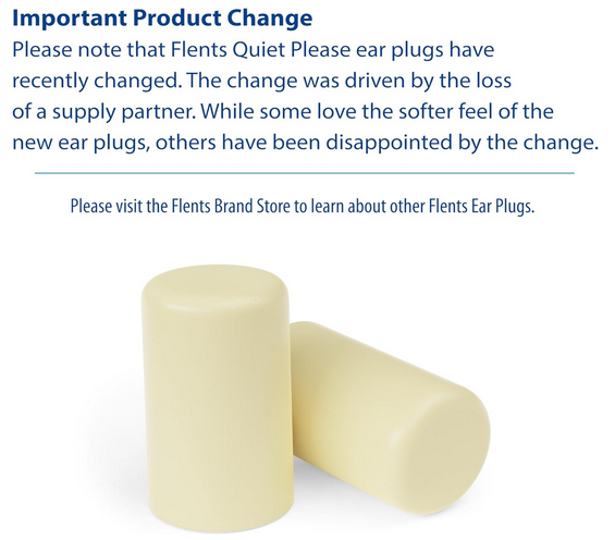 Flents Soft Foam Ear Plugs Snoring Sleeping Loud Noise Traveling 100 ...