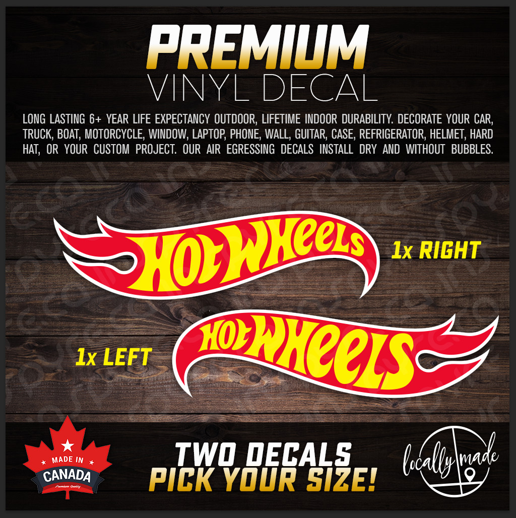 Hot Wheels Logo Decal