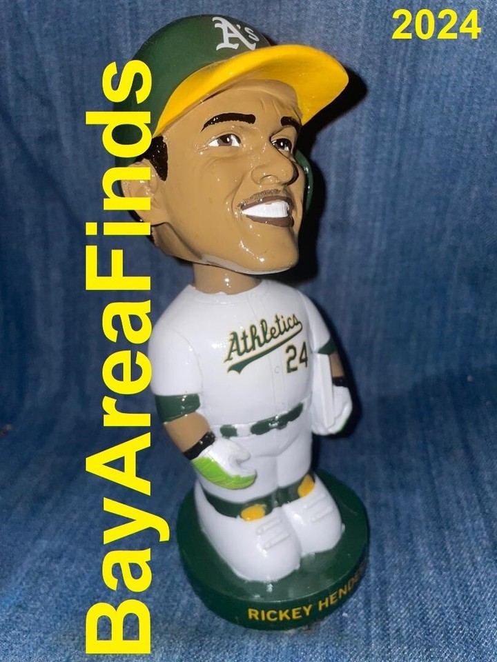 2024 Oakland A's Rickey Henderson Retro Bobblehead 9/20 SGA Athletics ...