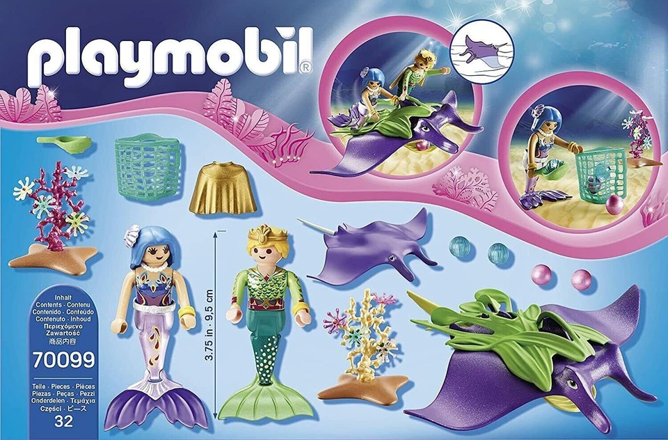 [Playmobil] Pearl Collectors with Manta Rey - 70099 - NEW | eBay