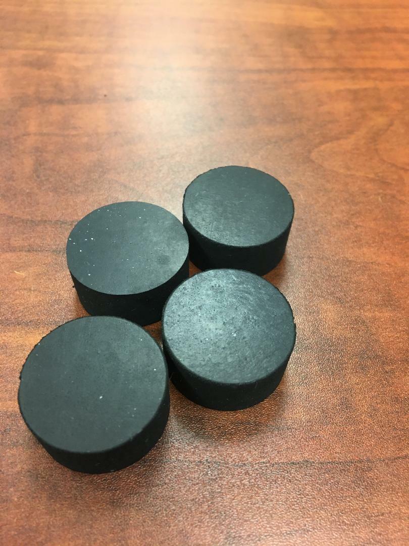 Neoprene Rubber Disc Spacer 1" OD x 1/2" thick 4 Pack | eBay