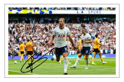 Harry Kane Signed Autograph PHOTO Signature Fan Gift Print Spurs | eBay