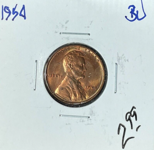 1954 LINCOLN WHEAT CENT ~ BU ~BEAUTIFUL COIN~ | eBay