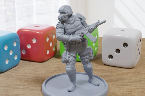 Maxim Loner Stalker - 3D Printed Minifigures - Post Apocalyptic ...