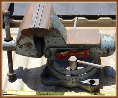 WILTON TRADESMAN BULLET VISE - SWIVEL BENCH / PIPE JAW VISE - 5" JAWS ...