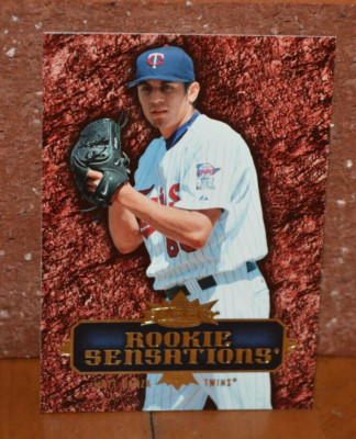 GREAT LOOKING BASEBALL CARD FLEER ROOKIE SENSATIONS MATT GARZA ...