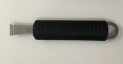 Rowoco Citrus Lemon Zester Stainless w Black Handle Barware Inox Italy ...
