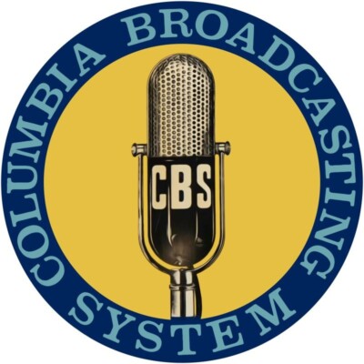 CBS Columbia Broadcasting System Radio NEW Sign 28" Dia. Round AMERICAN ...