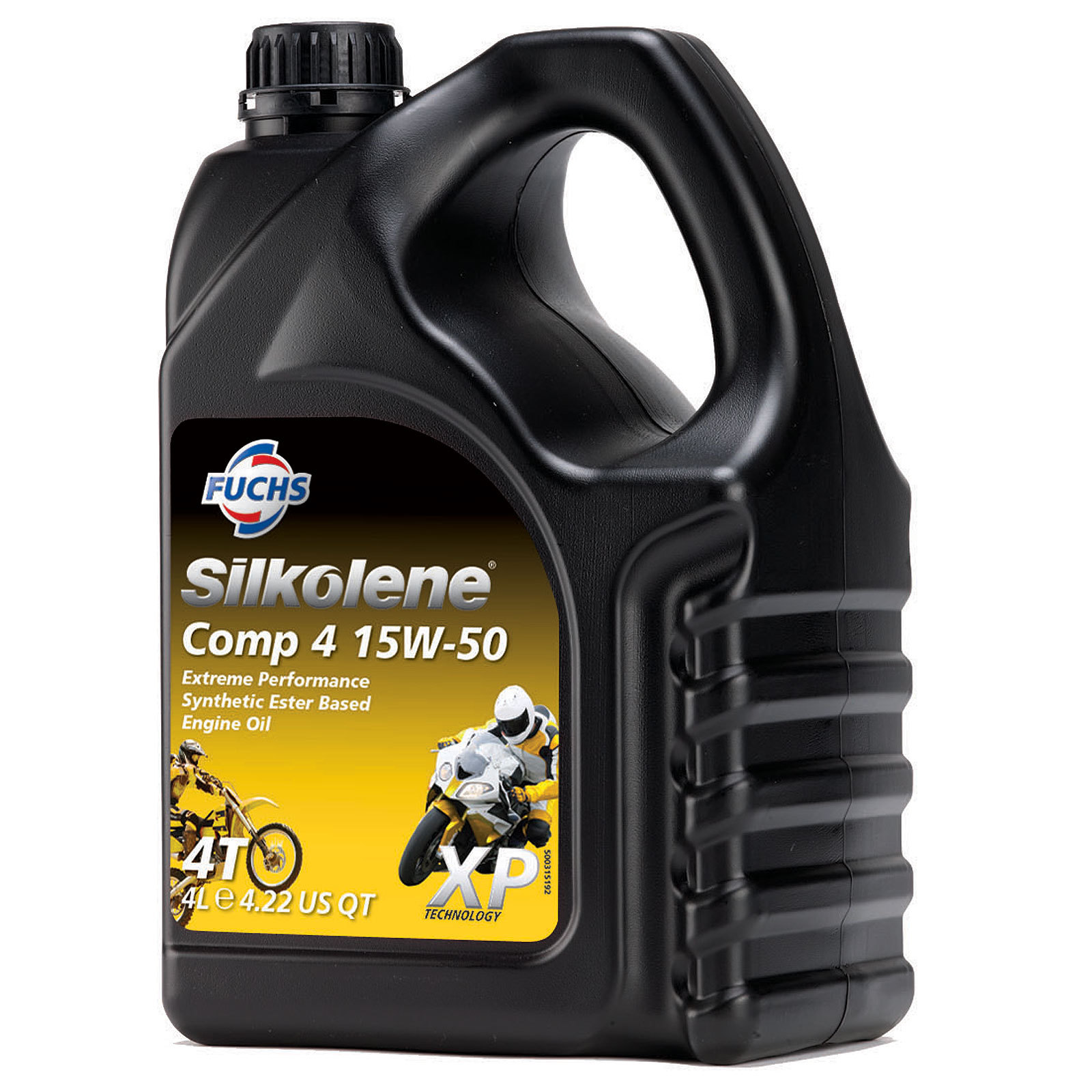 Fuchs Silkolene Comp 4 15w-50 XP 4 Litres 4-stroke engine oil 15W50 4L ...