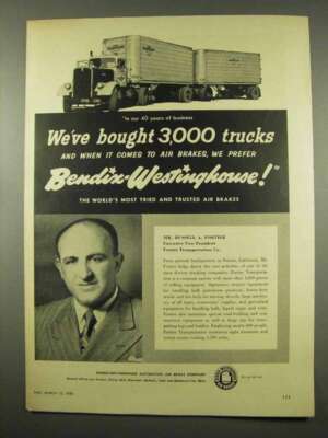1956 Bendix-Westinghouse Air Brakes Ad - 3,000 Trucks | eBay