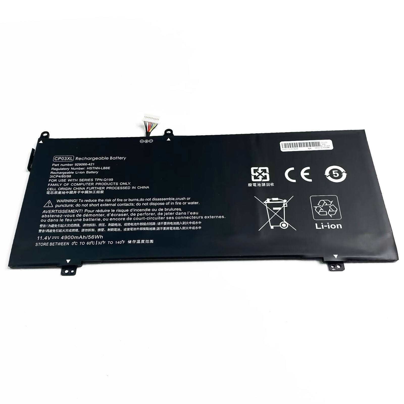 CP03XL Battery for HP Spectre X360 13-AE502TU 13-ae011d 13-ae503t 13 ...