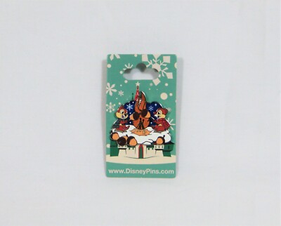 Disney 2016 Merry Christmas Holiday Chip & Dale Roasting Acorns Pin NEW ...