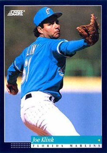 #283 Joe Klink - Florida Marlins - 1994 Score Baseball | eBay