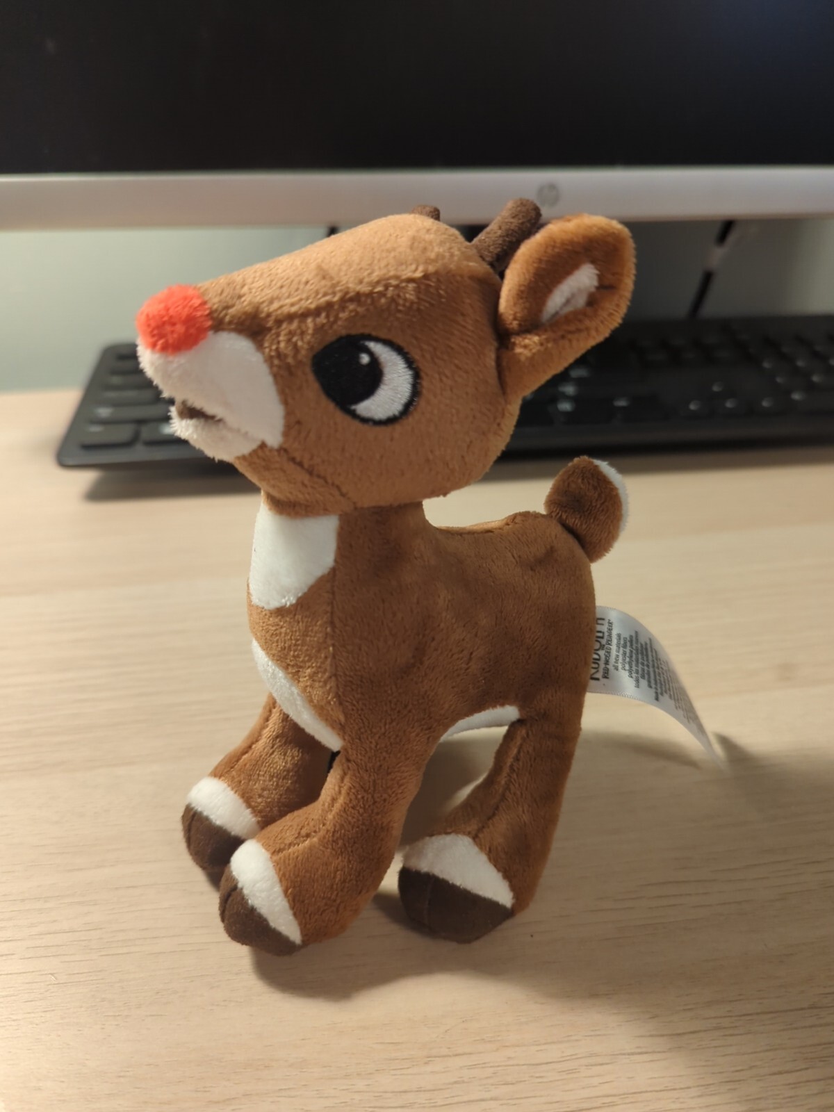 Rudolph the Red Nosed Reindeer 6" Plush Stuffed Toy Rashti & Rashti ...