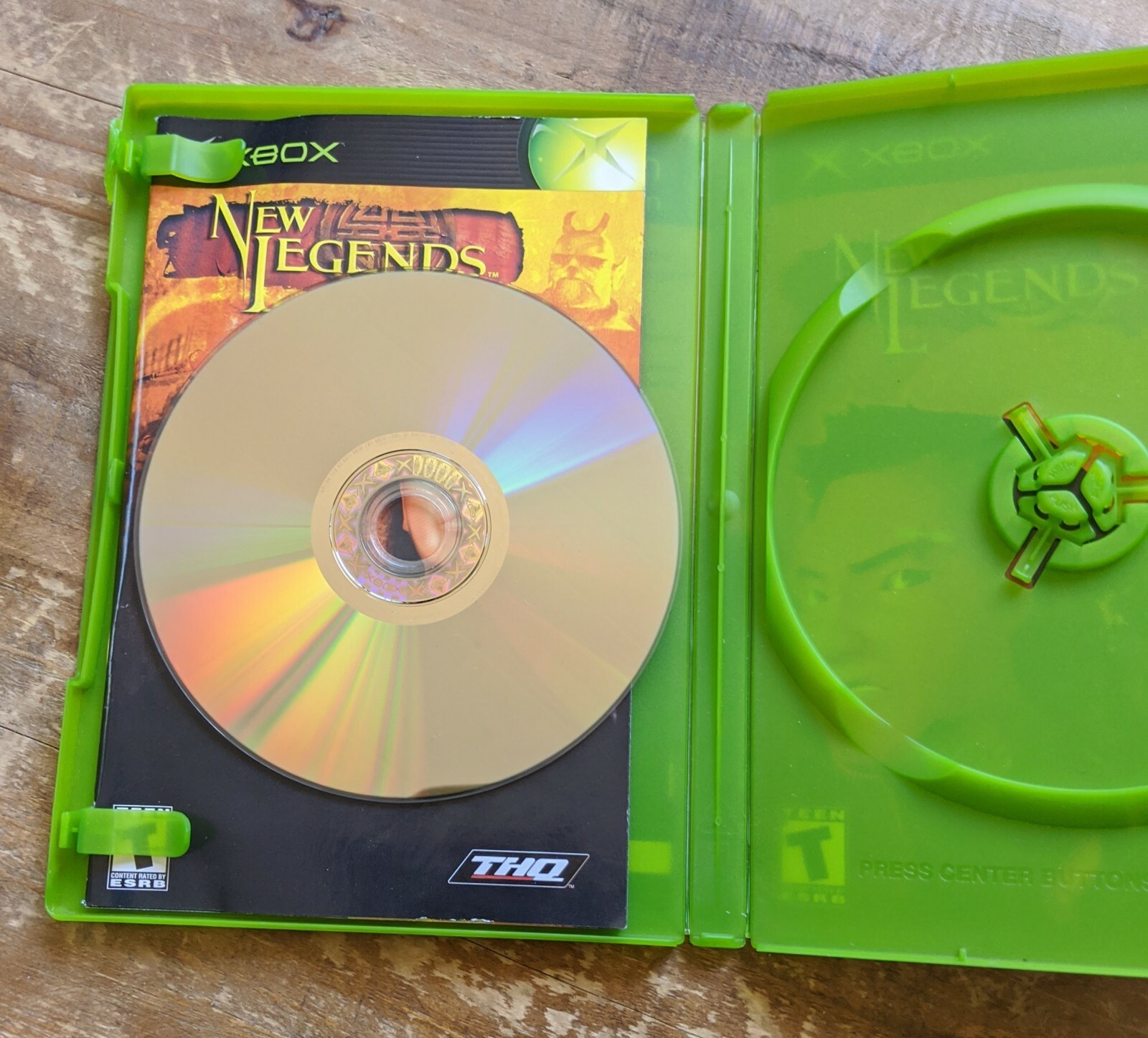 Very good used New Legends Xbox game. THQ Microsoft box year 2002 ...