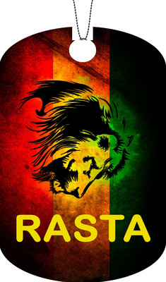 Rasta Flag Adult Dog Tag Chain Necklace LION Version | eBay