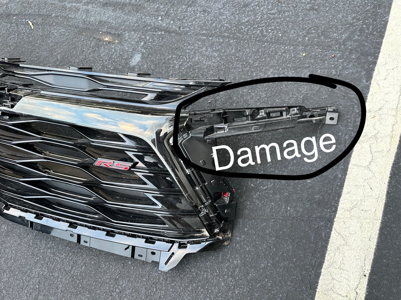 Chevrolet Blazer 2023 RS Front Bumper Upper Grill Oem 42727490 | eBay