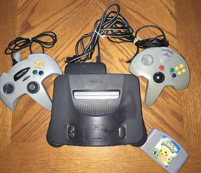 Nintendo Original N64 Console System With 2 Controllers *missing 1 ...