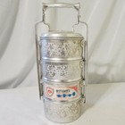 Vintage Thailand Diamond Brand Aluminum 4 Tier Stacking Lunch Box Food ...