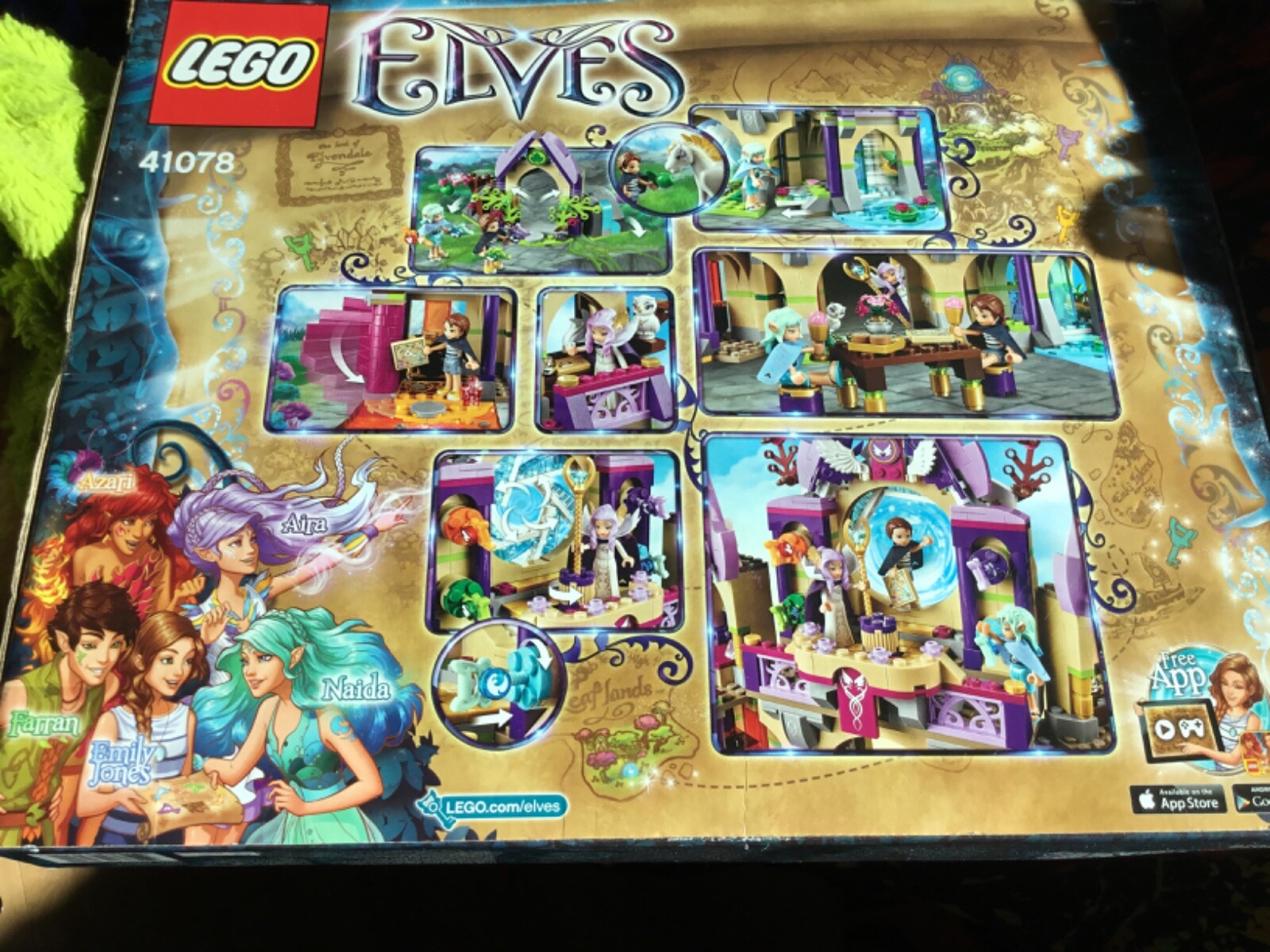 LEGO Lot Elves Skyra's Mysterious Sky Castle 41078 & 41180 Ragana’s ...