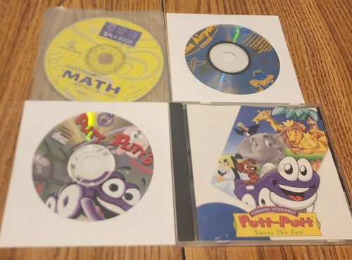 PC Educational Cd lot. Putt-Putt, The Airport, EA Kids Math | eBay