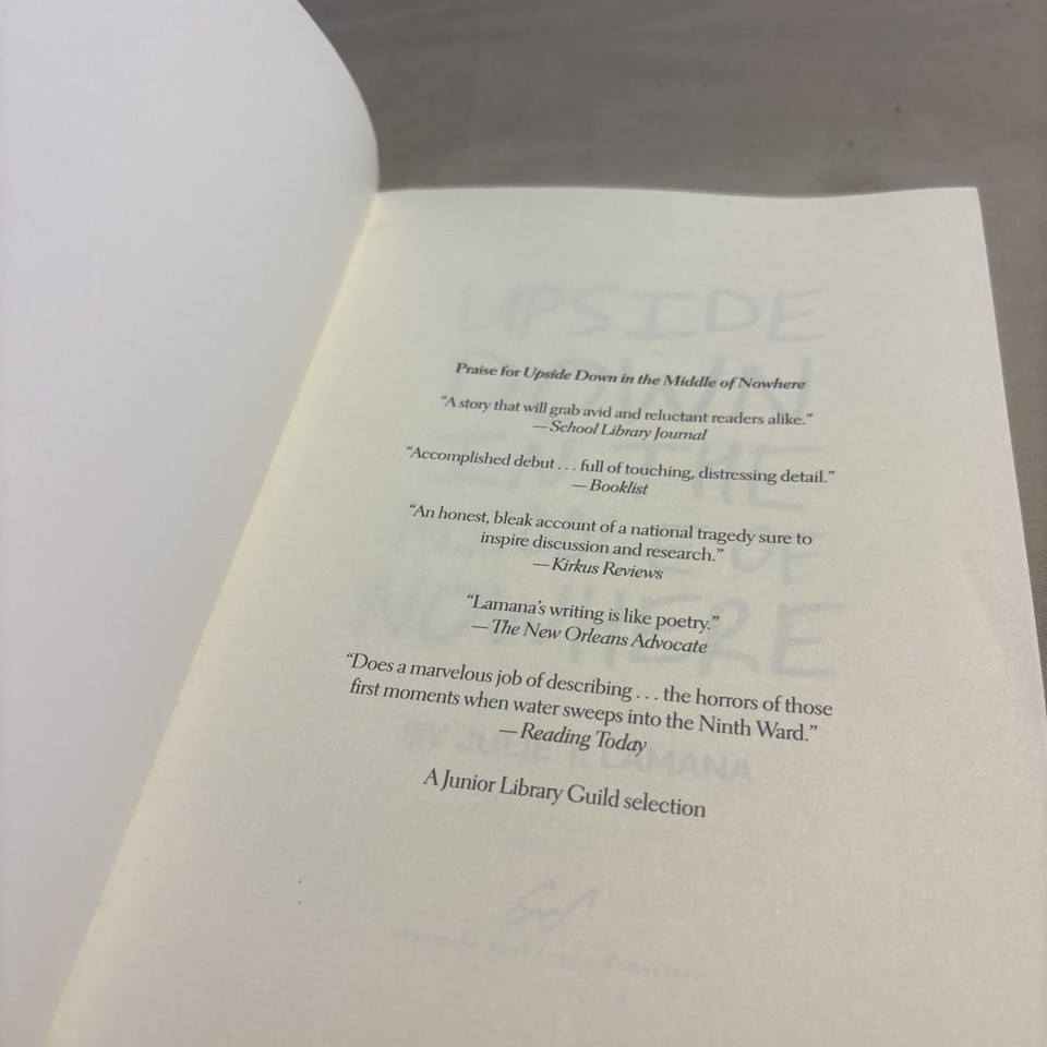 Upside down in the Middle of Nowhere by Julie T. Lamana (2015, Trade ...