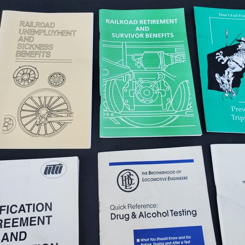 Lot Of Vintage Railroad Brochures Pamplets Employees Safety Papers | eBay