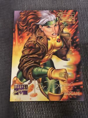 1995 Marvel Masterpieces Emotion #84 Rogue super rare gold foil sig! | eBay
