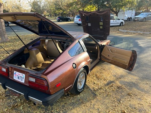 1979 datsun 280zx 2dr manual coupe brown interior with bronze exterior ...