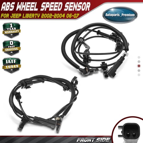 2x Front Left & Right ABS Wheel Speed Sensors for Jeep Liberty 2002 ...