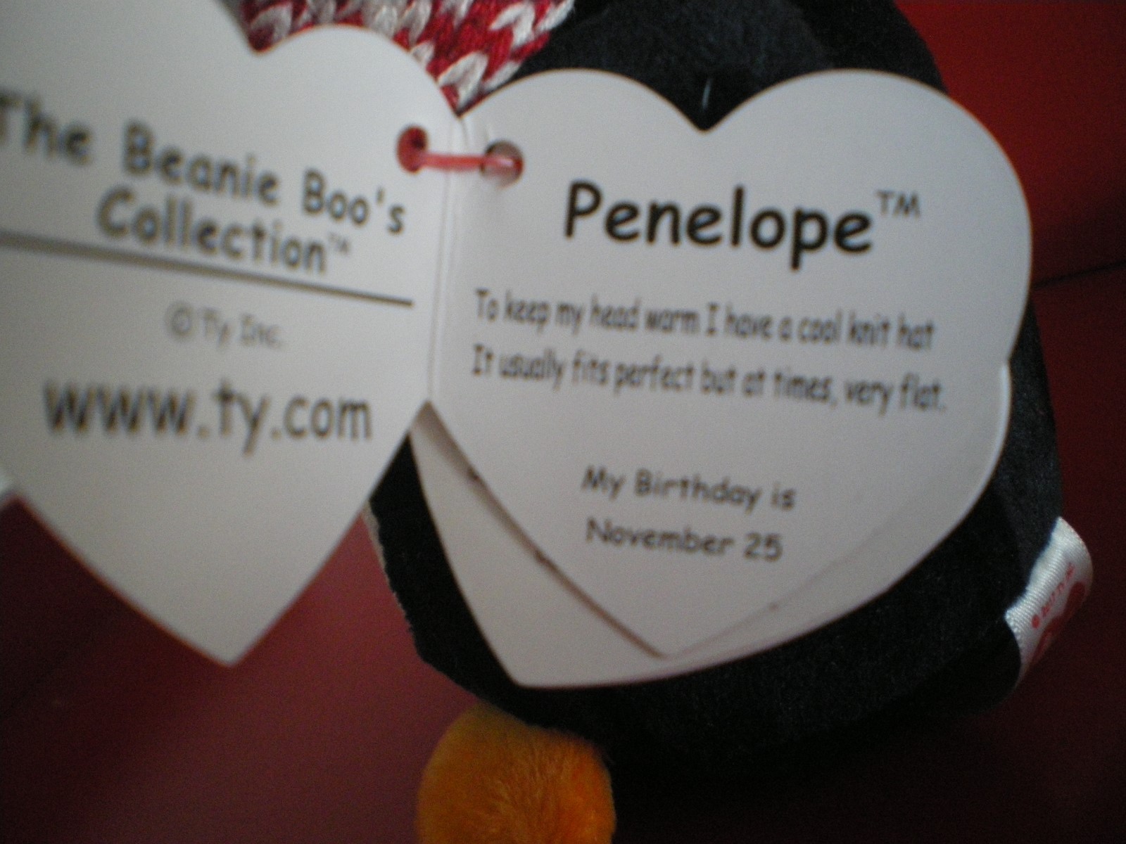 Ty Beanie Boos PENELOPE the Penguin 6 inch NWMT. NEW CHRISTMAS BEANIE ...