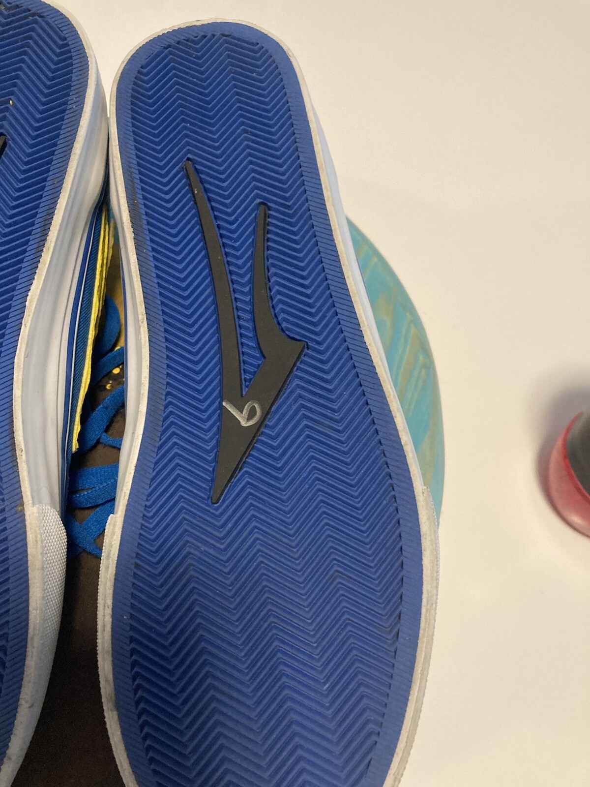 Lakai Skateboard Shoes Manchester Blue/Yellow Suede Size 7.5 | eBay