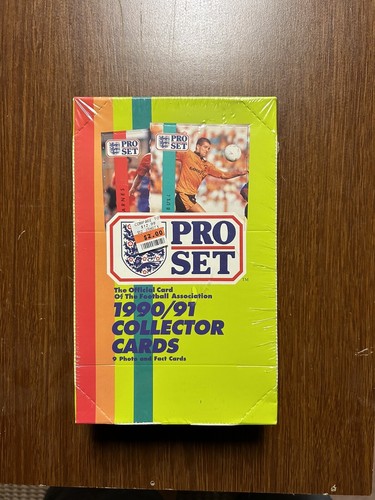 1990-91 Pro Set Soccer Collector Cards Sealed 48 Pack Box (Football ...