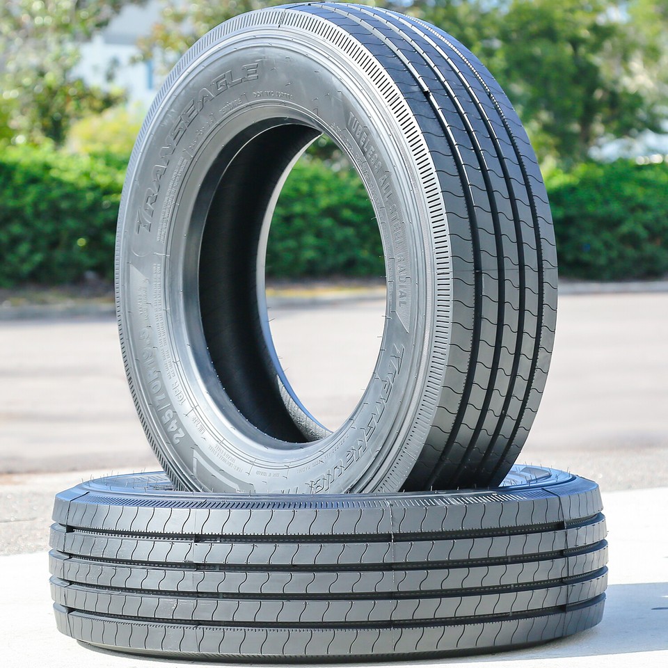 4 245/70R19.5 Transeagle Transhauler HD 16 Ply All Position Commercial ...