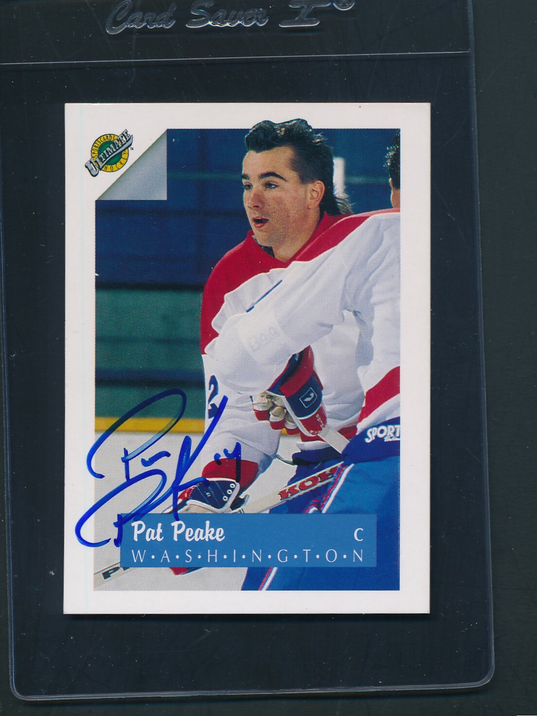 1991 Ultimate #12 Pat Peake Washington Signed Auto *C6676 | eBay