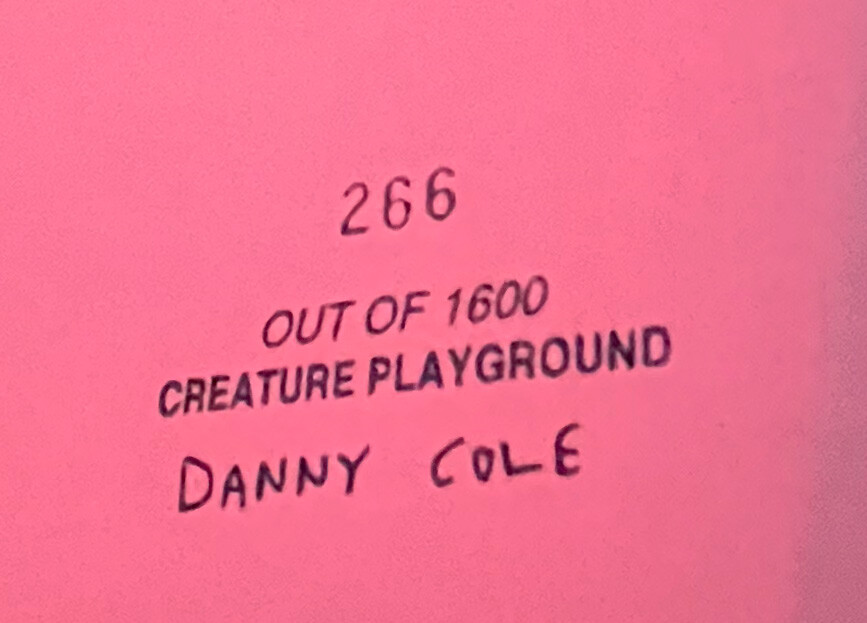Danny Cole Creatures Playground Print Creature World Signed & Numbered ...