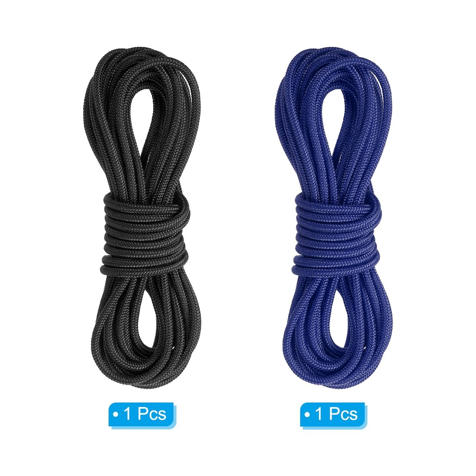 2pcs Archery D Loop Rope 10 FT, Bow String Release Nocking Loop, Black ...