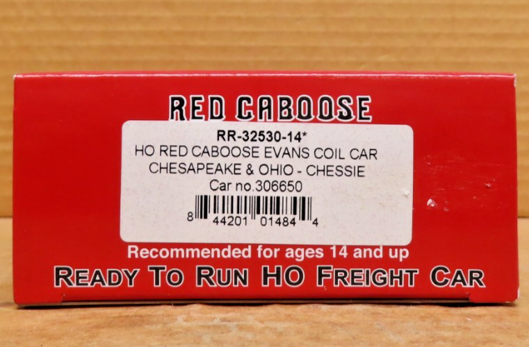 Red Caboose 32530-14 Chessie System (C&O) 100 ton Evans coil steel car ...