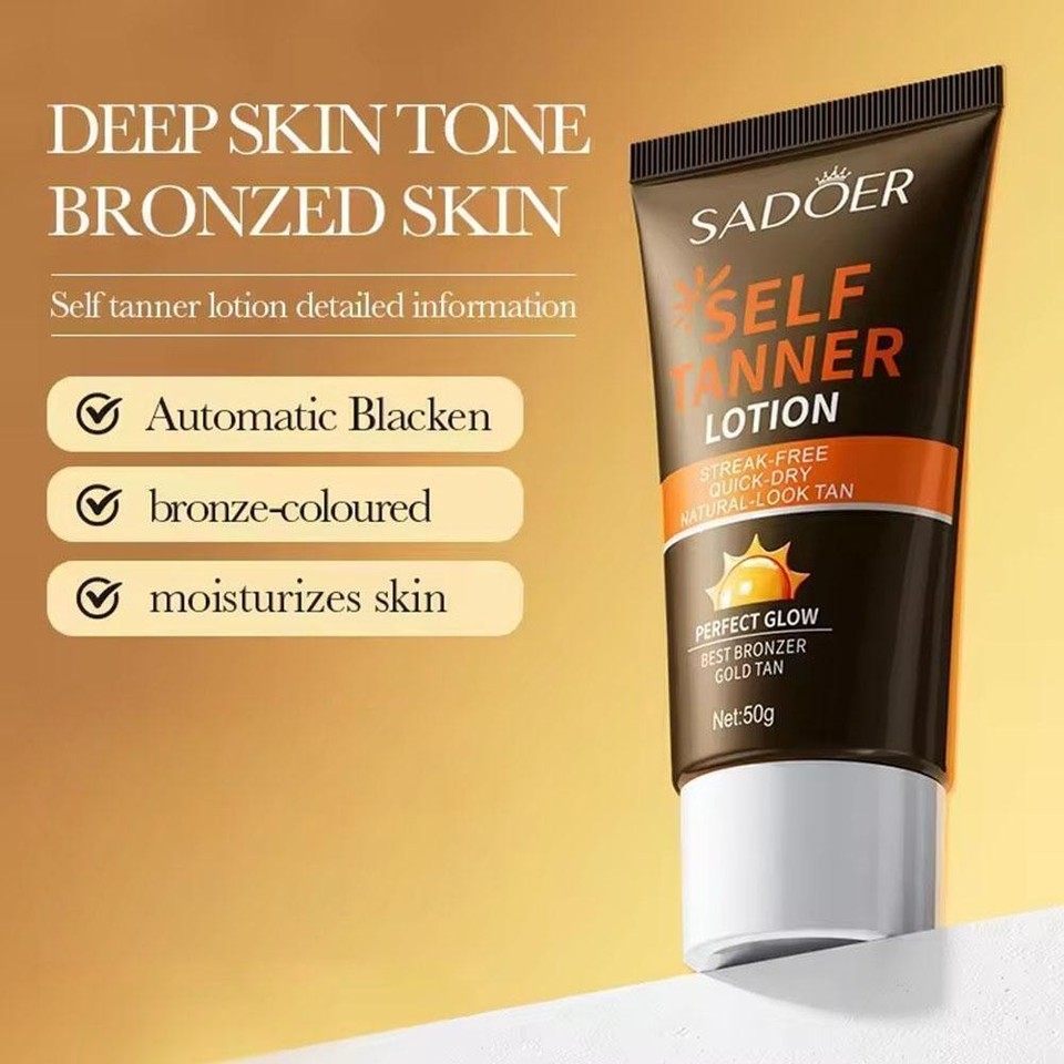 Bronzer Tanning Cream Self Tanning Lotion Fake Tan Tanner Y2/ D3P7 G6 ...