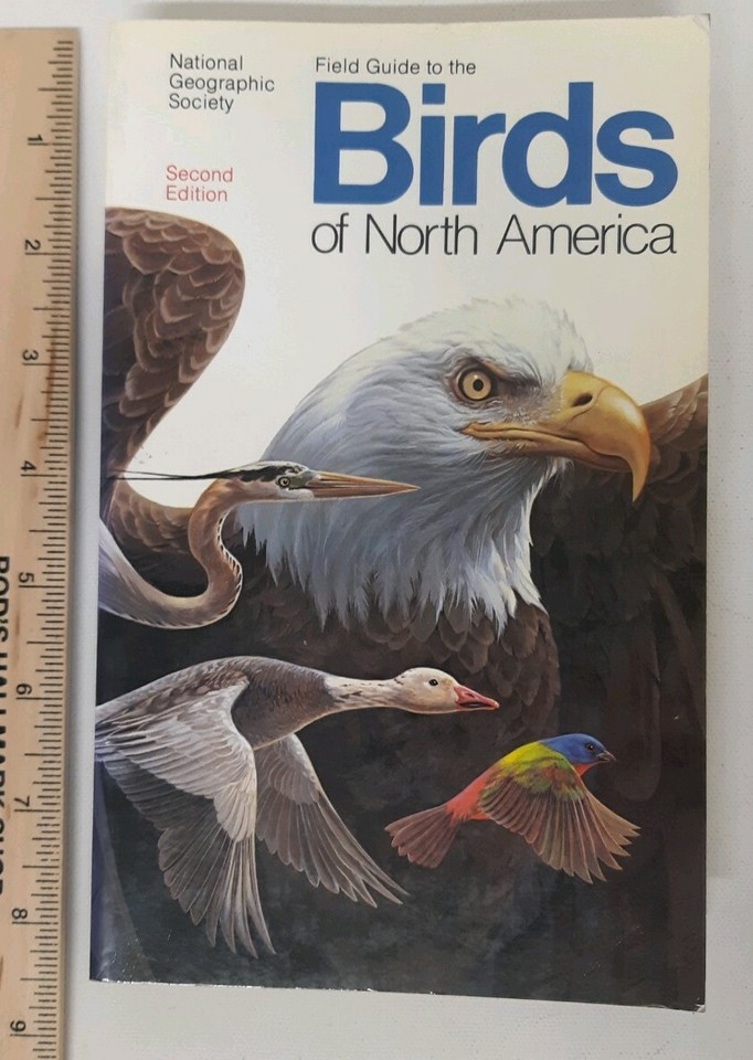 Field Guide Book Birds of North America Color Illustrated National ...
