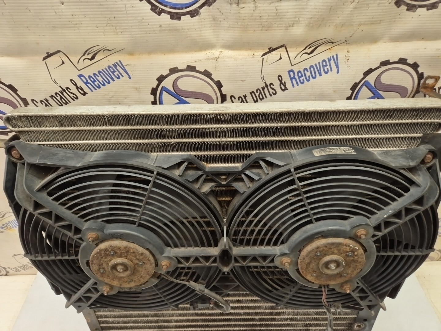 1995 RANGE ROVER P38 2.5 4.0 4.6 AIR CON RADIATOR WITH COOLER FANS 94 ...