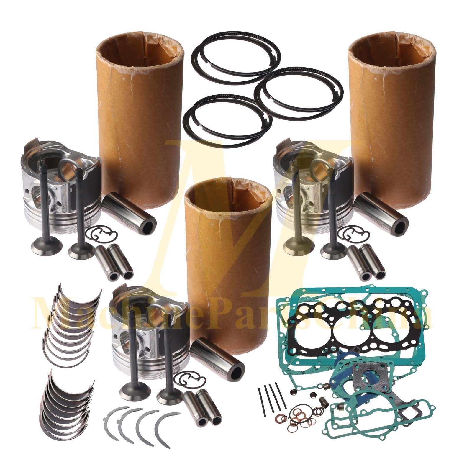 L3E Overhaul Rebuild Kit for Mitsubishi Engine HANIX H22B Excavator | eBay