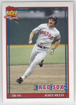 M) 1991 Topps Baseball Trading Card - Jody Reed #247 | eBay