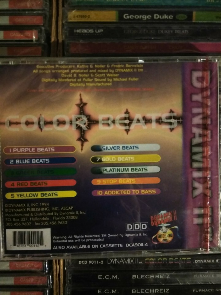 DYNAMIX II / Color Beats CD New Sealed Dynamix 2 Electro Bass | eBay