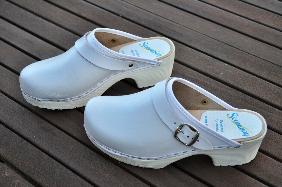 NEW Swedish Clogs, White - Various Sizes | eBay